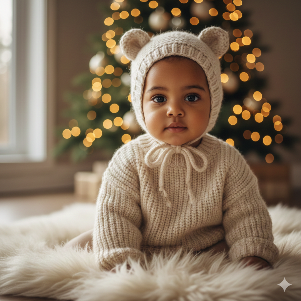 Christmas baby girl | Professional AI Image Prompt for Christmas | DM ...